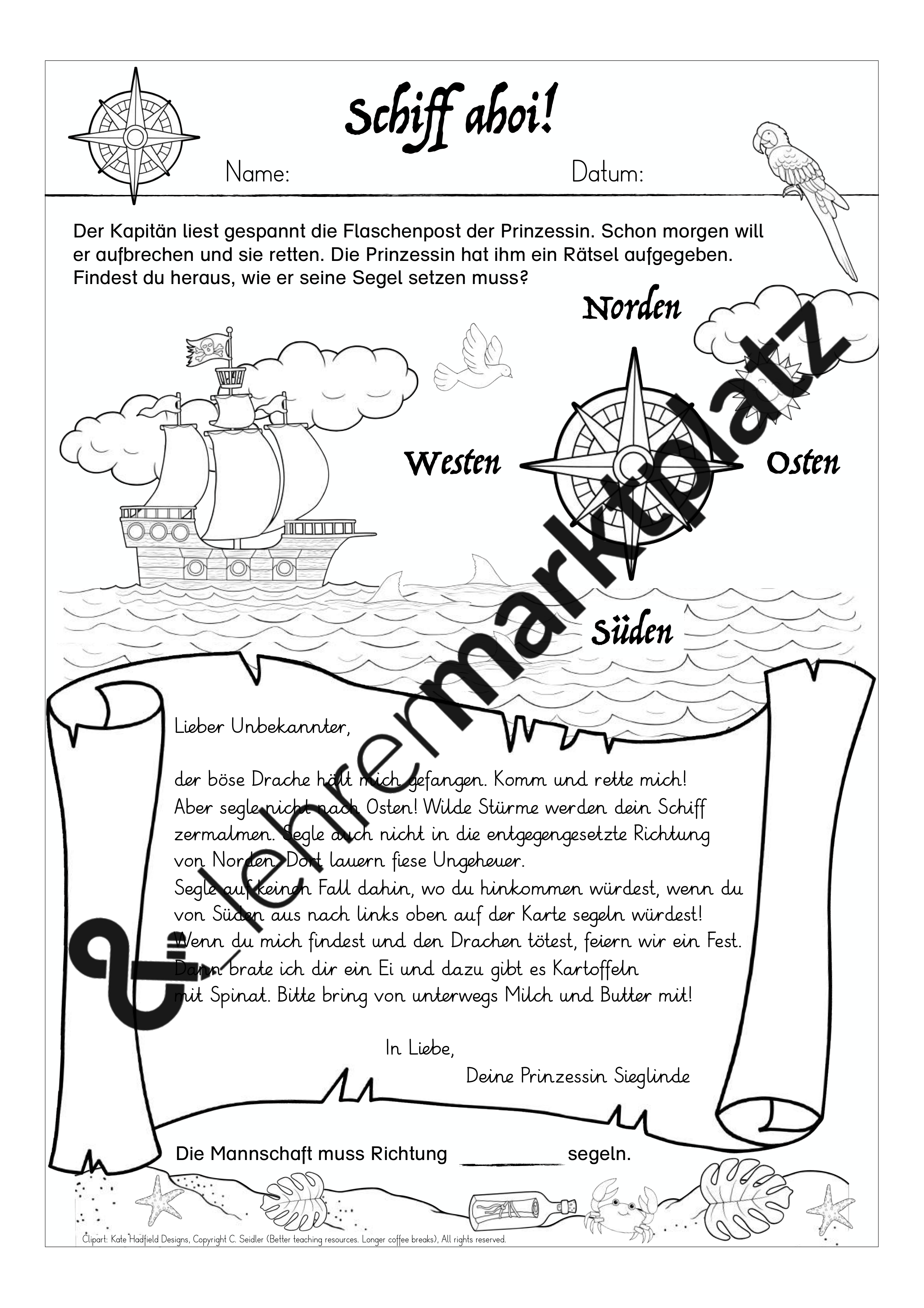 Piraten Logicals – Unterrichtsmaterial in den Fächern DaZ/DaF & Deutsch
