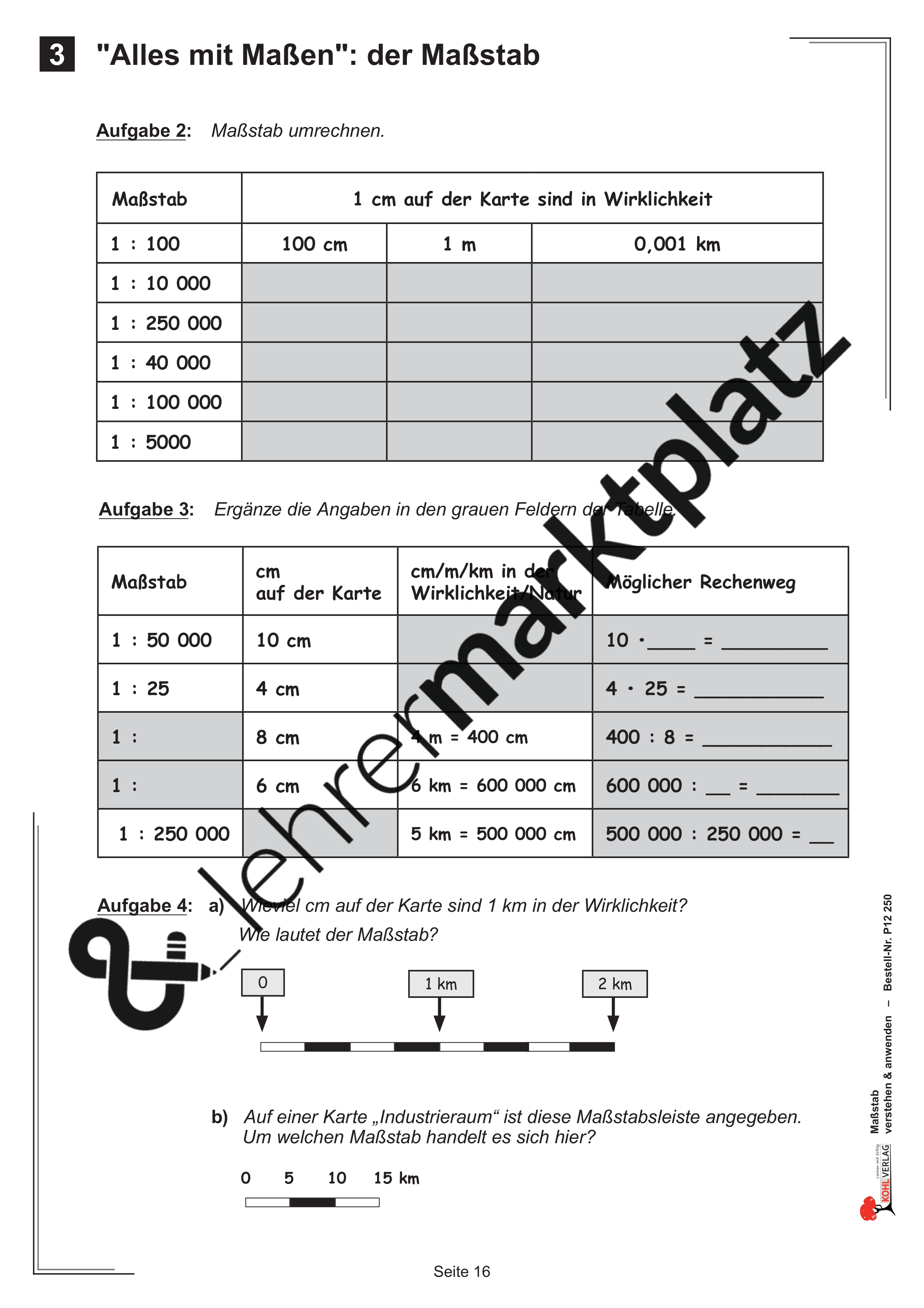 Maßstab verstehen & anwenden – Unterrichtsmaterial in den Fächern ...