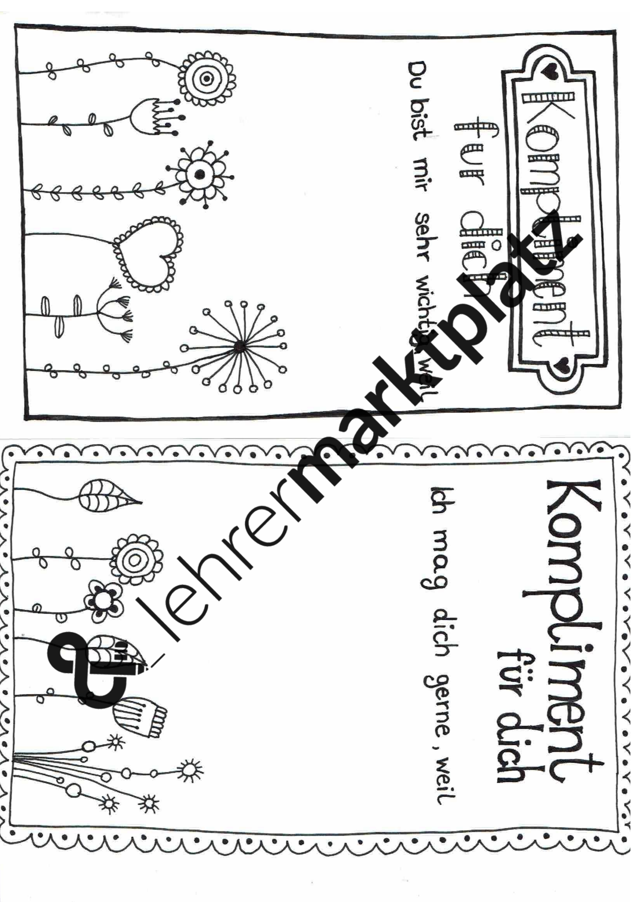 Kompliment für dich – Unterrichtsmaterial in den Fächern Fachübergreifendes